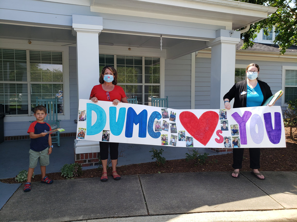 Duck UMC Youth Send Letters to Spring Arbor - Duck Church