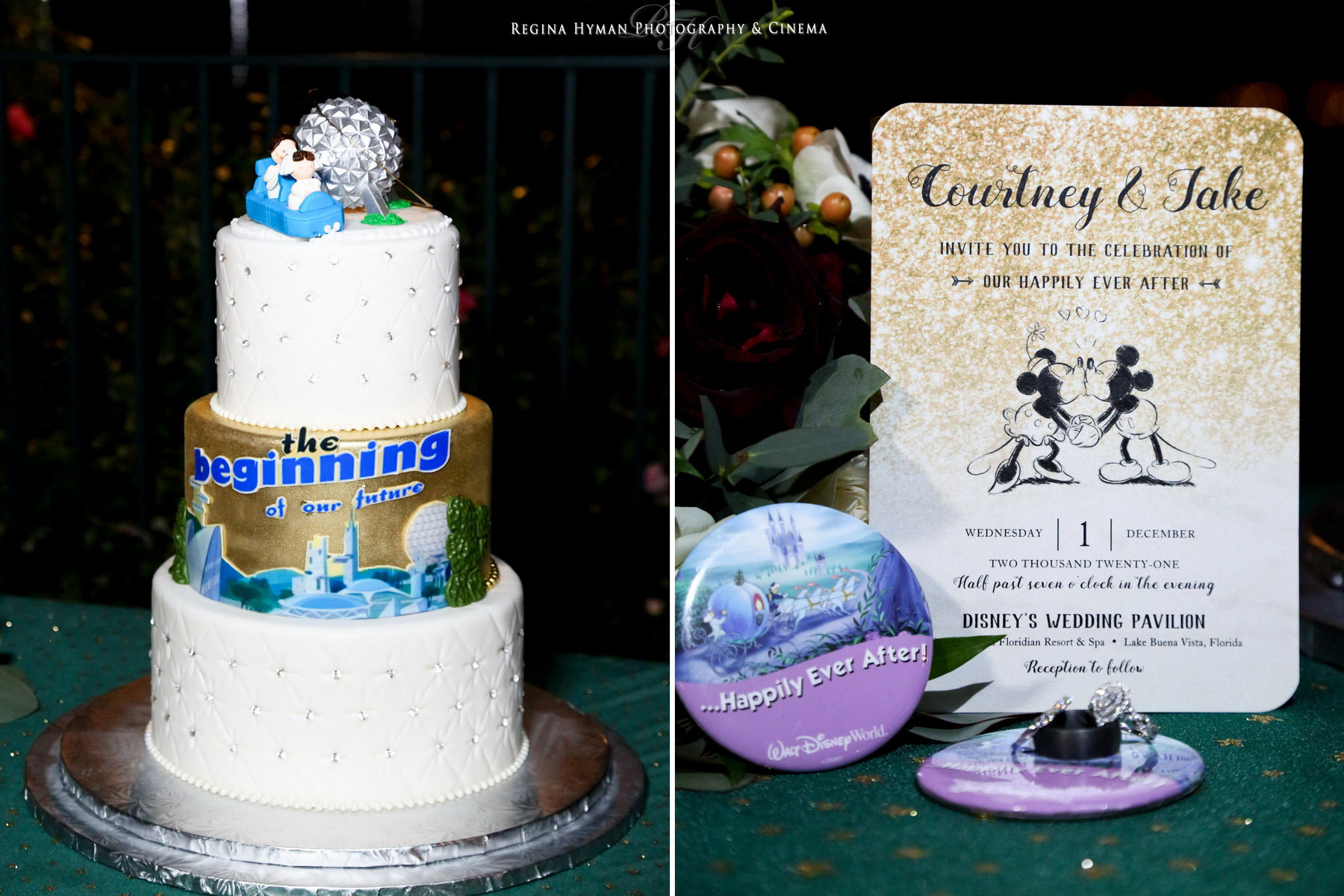 Disney's Wedding Pavilion and Epcot France Wedding and Reception ...