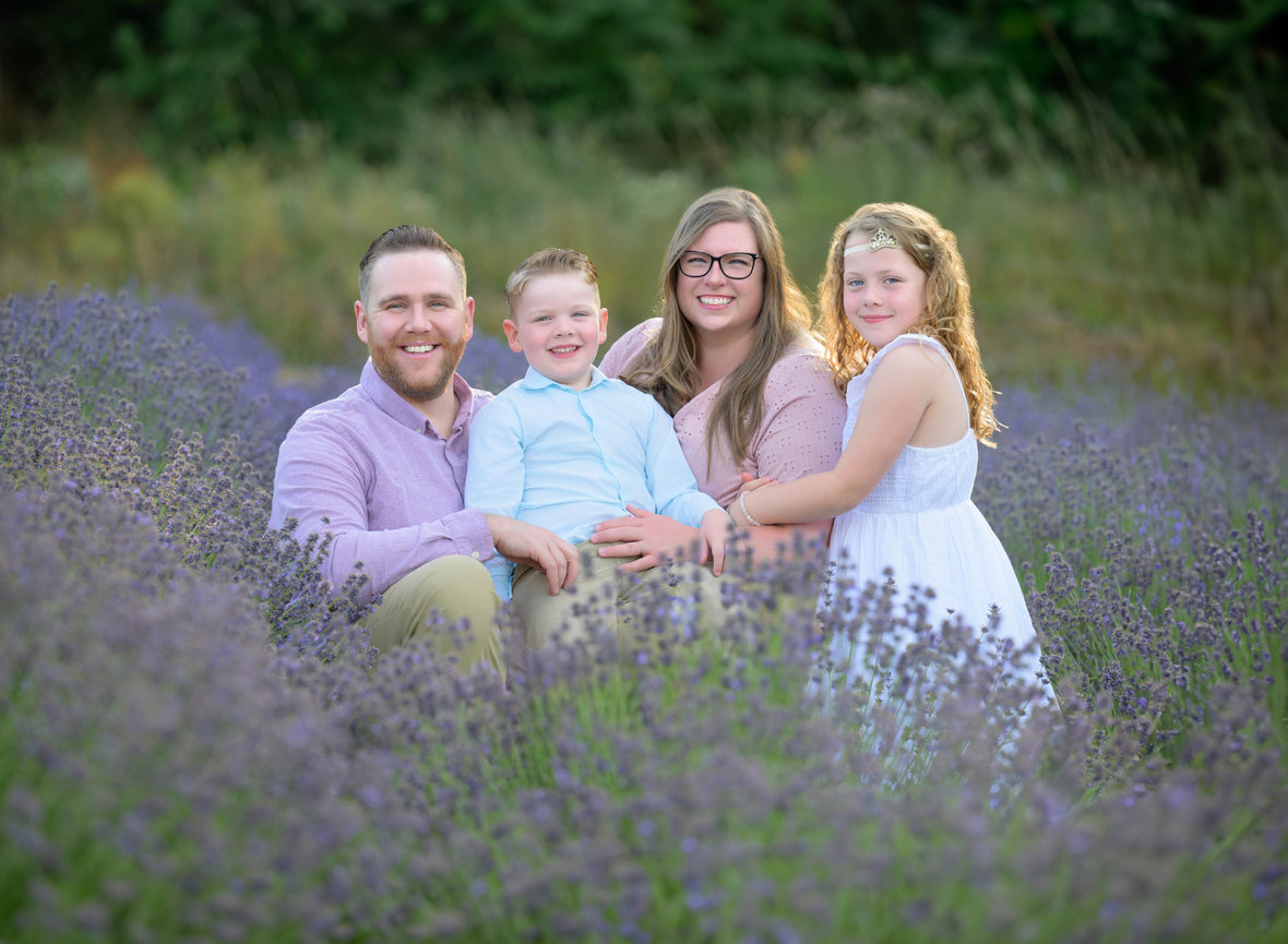 LAVENDER FIELD FAMILY PHOTOS - Jacki Archibald Photography