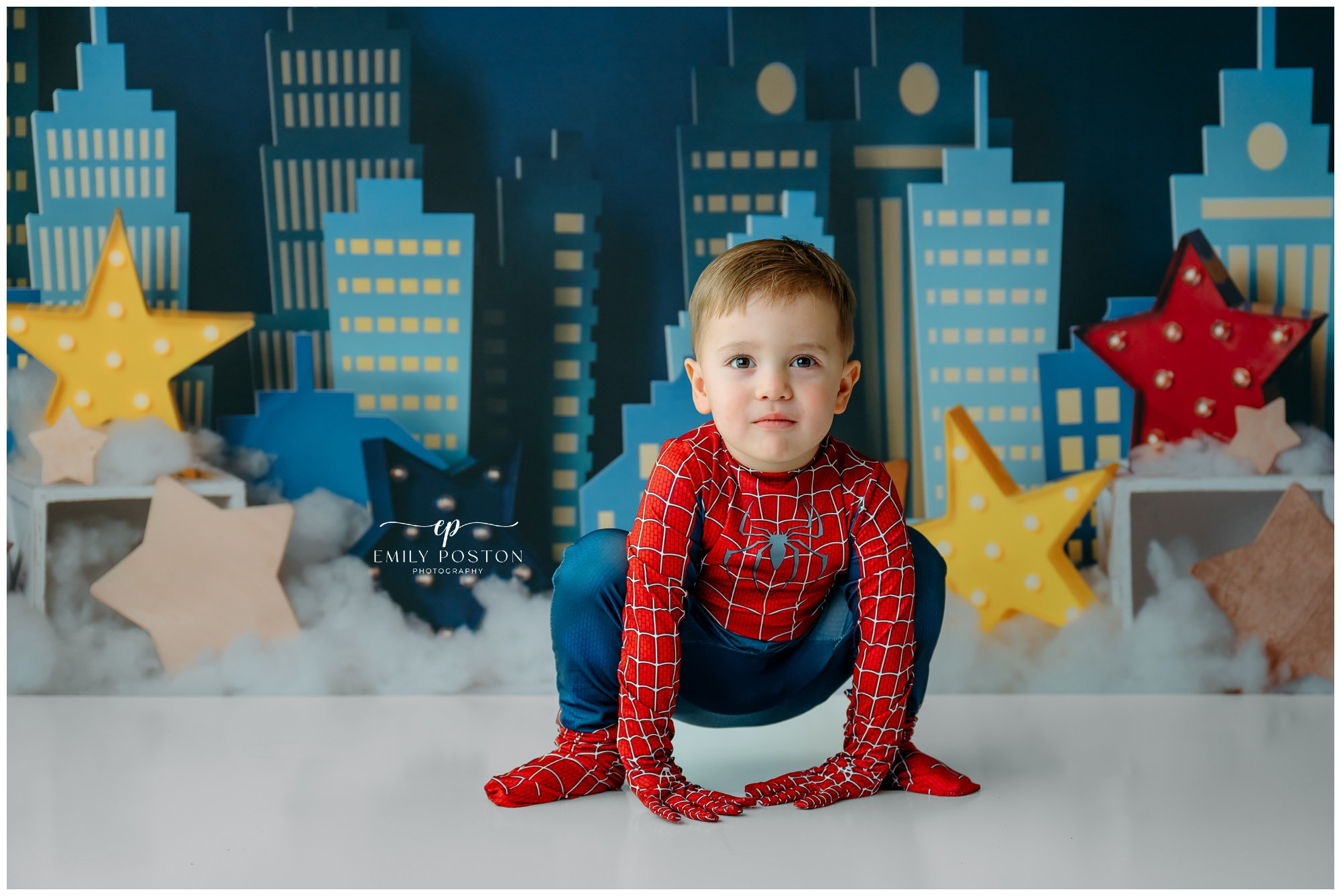 Spiderman Photo Shoot with 3 Year Old Sonny - Emily Poston Photography