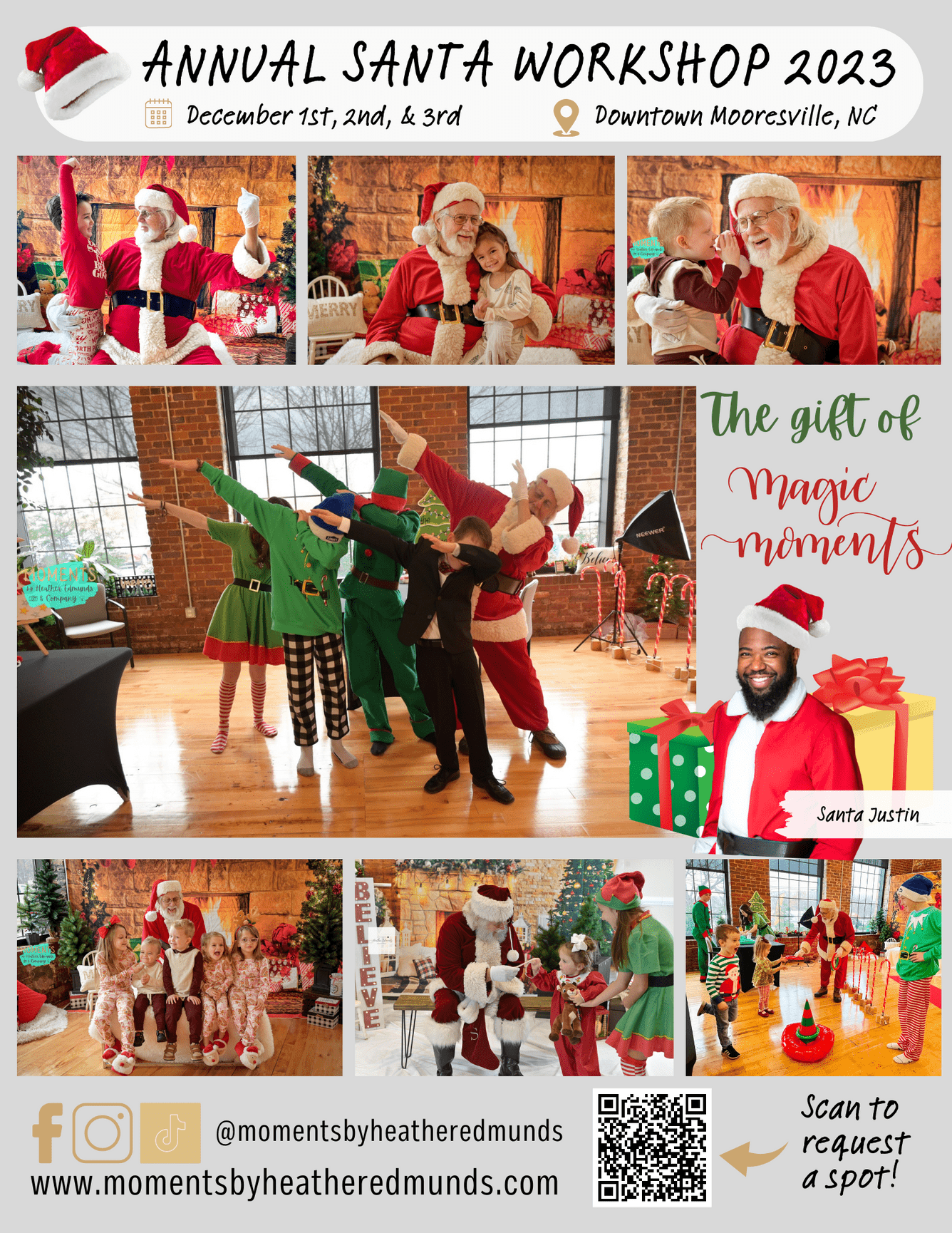 The Annual Santa Workshop Experience - Moments by Heather Edmunds & Company