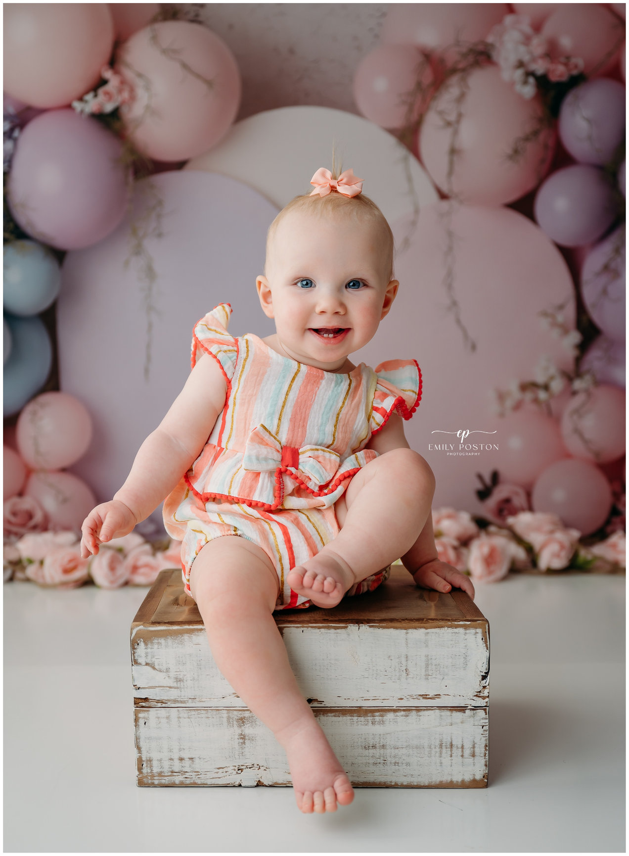 Harlyn's 1st Birthday Cake Smash in Jefferson City, Missouri - Emily ...