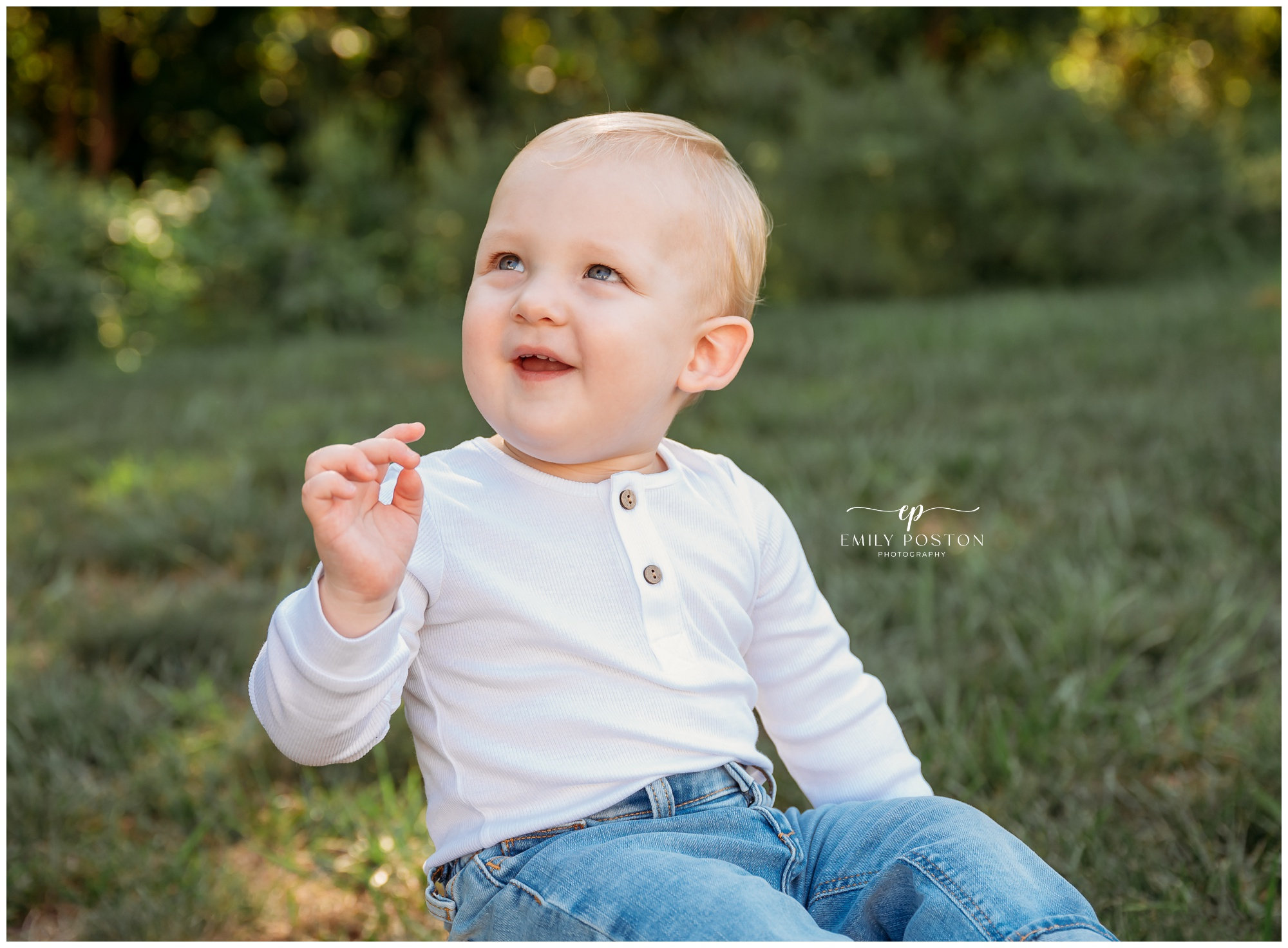 Duke's First Birthday Cake Smash & Splash - Emily Poston Photography