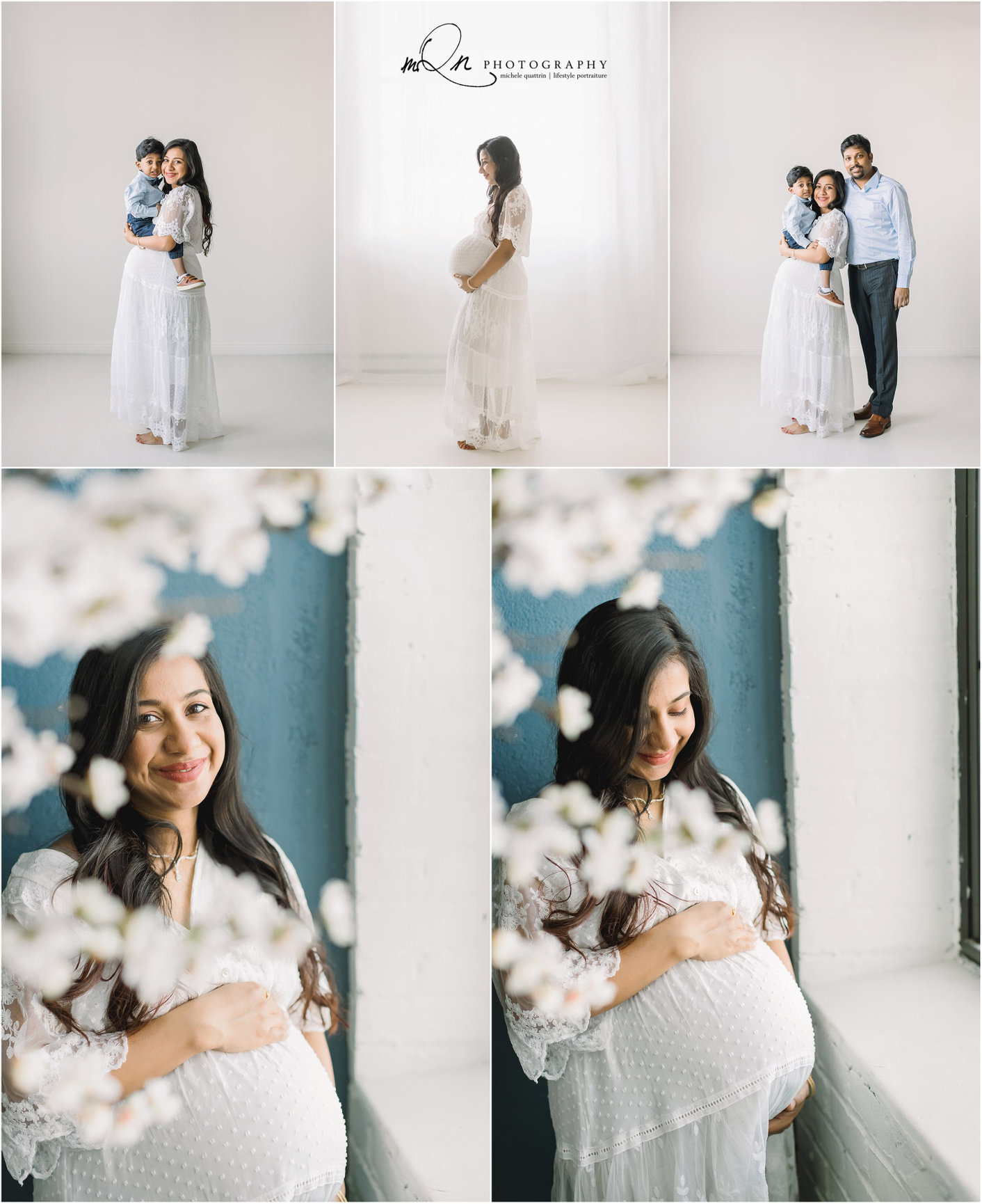 Studio Maternity Session with Minneapolis Studio Maternity Photographer