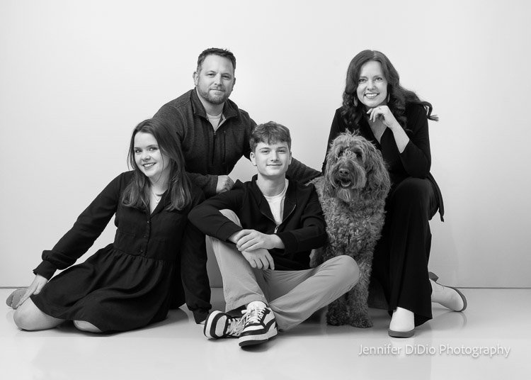 Family Portraits Studio Butler Family - Jennifer DiDio Photography