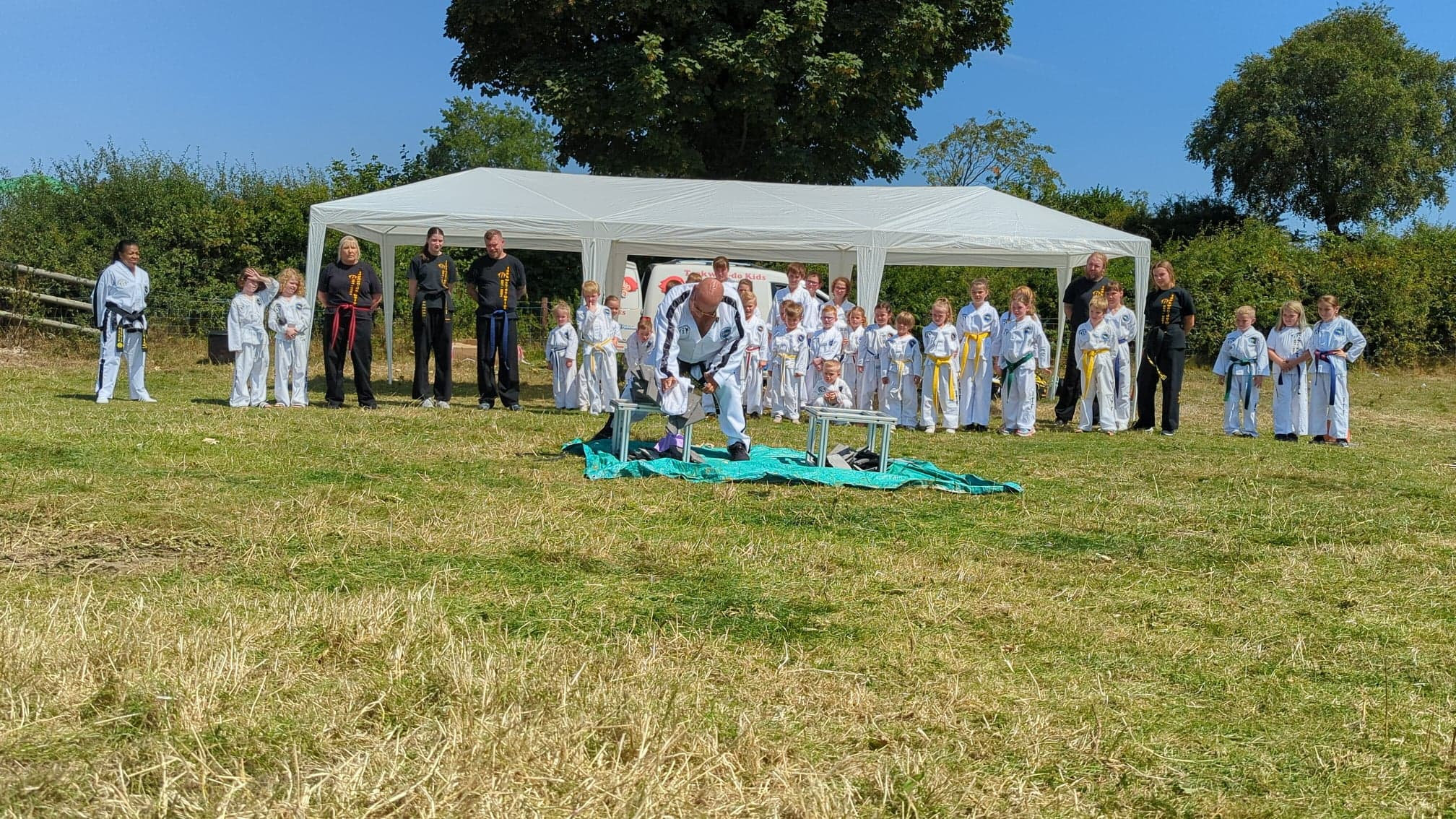 Display at Pencoed Farm - Taekwon-do-Wales