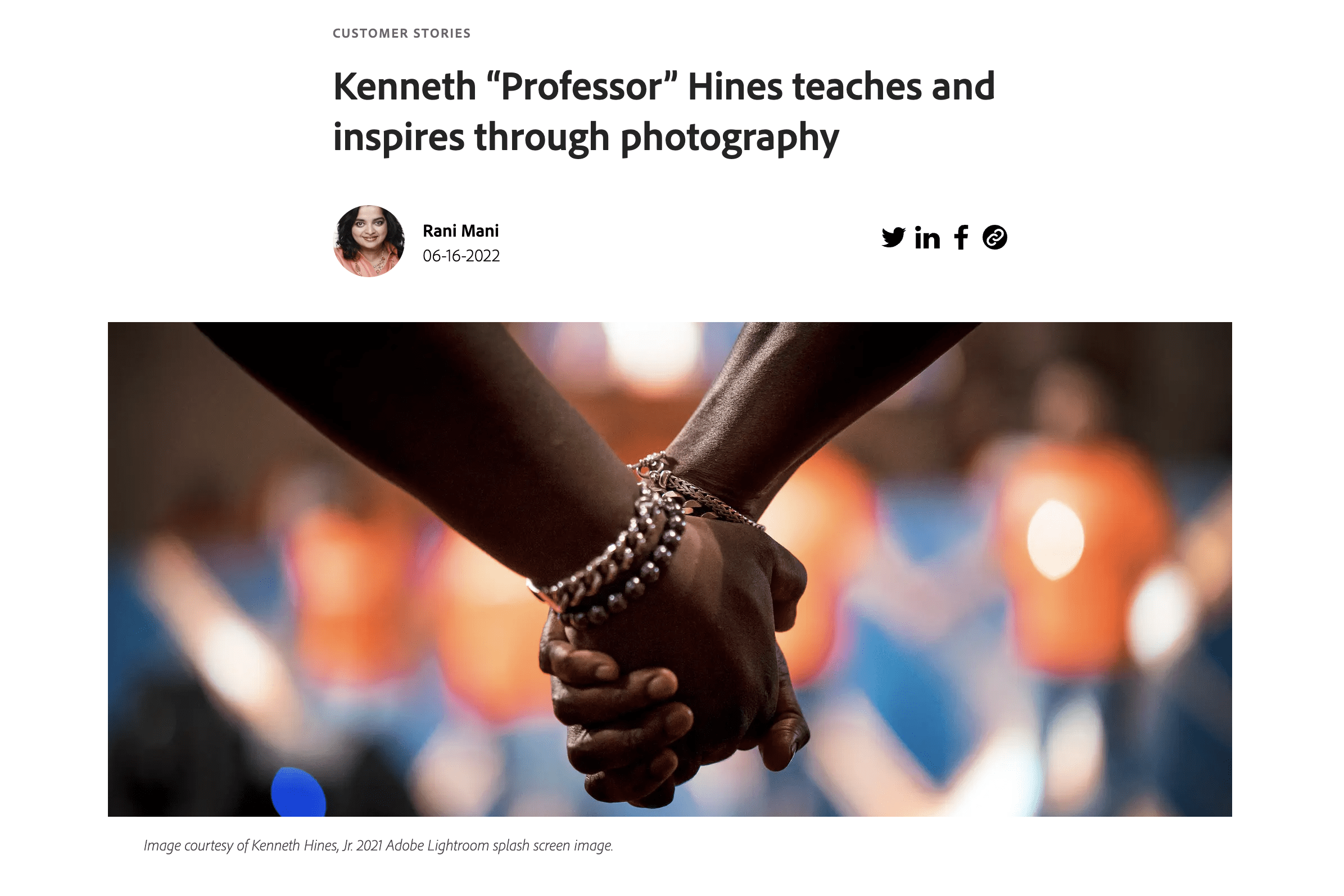 Professor Hines - Professor Hines - ZEISS Ambassador, Adobe & Sony Partner