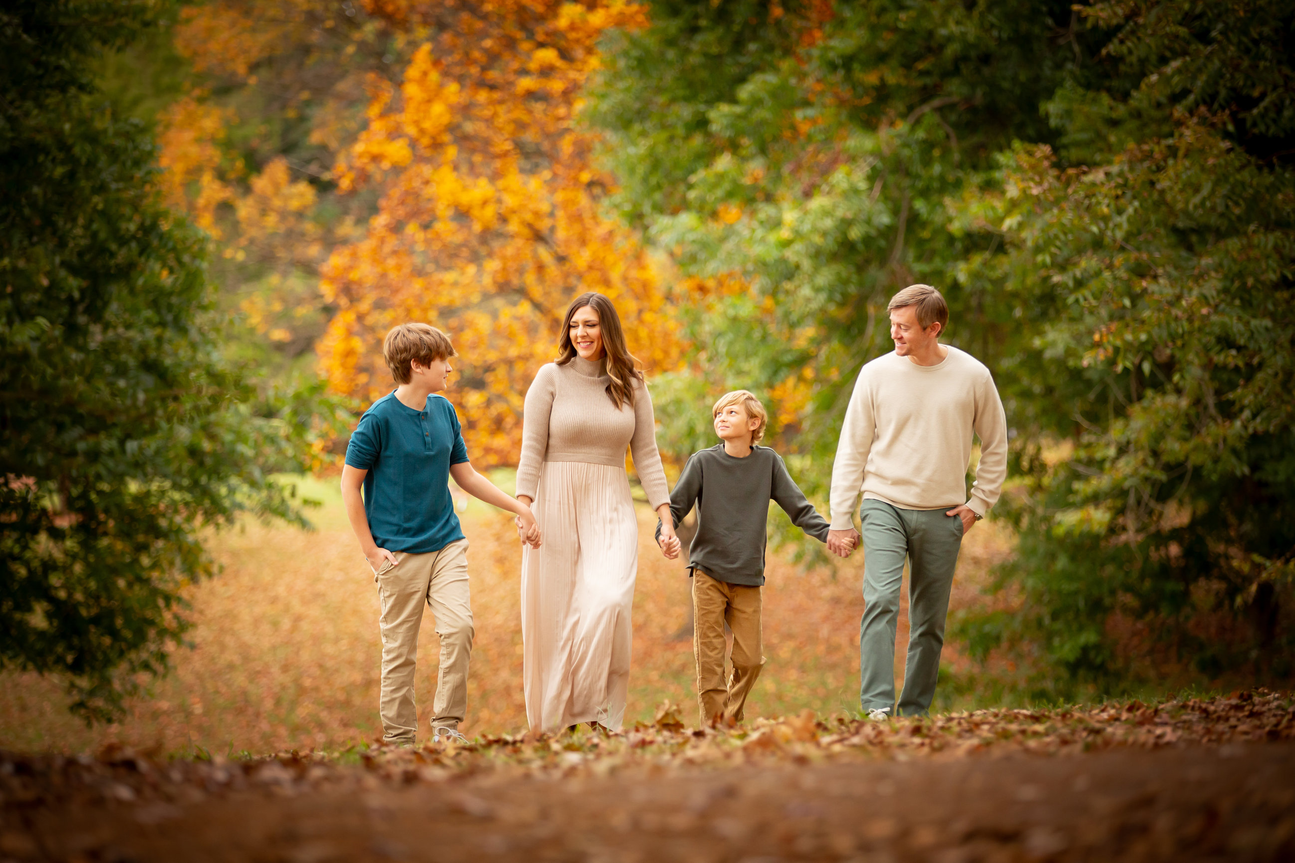 AUTUMN BEAUTY - Fall Family Portraits in Raleigh