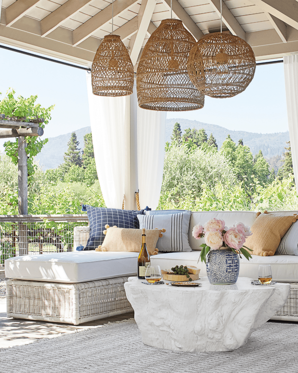 How to bring Interior Design Outside - Delia Designs