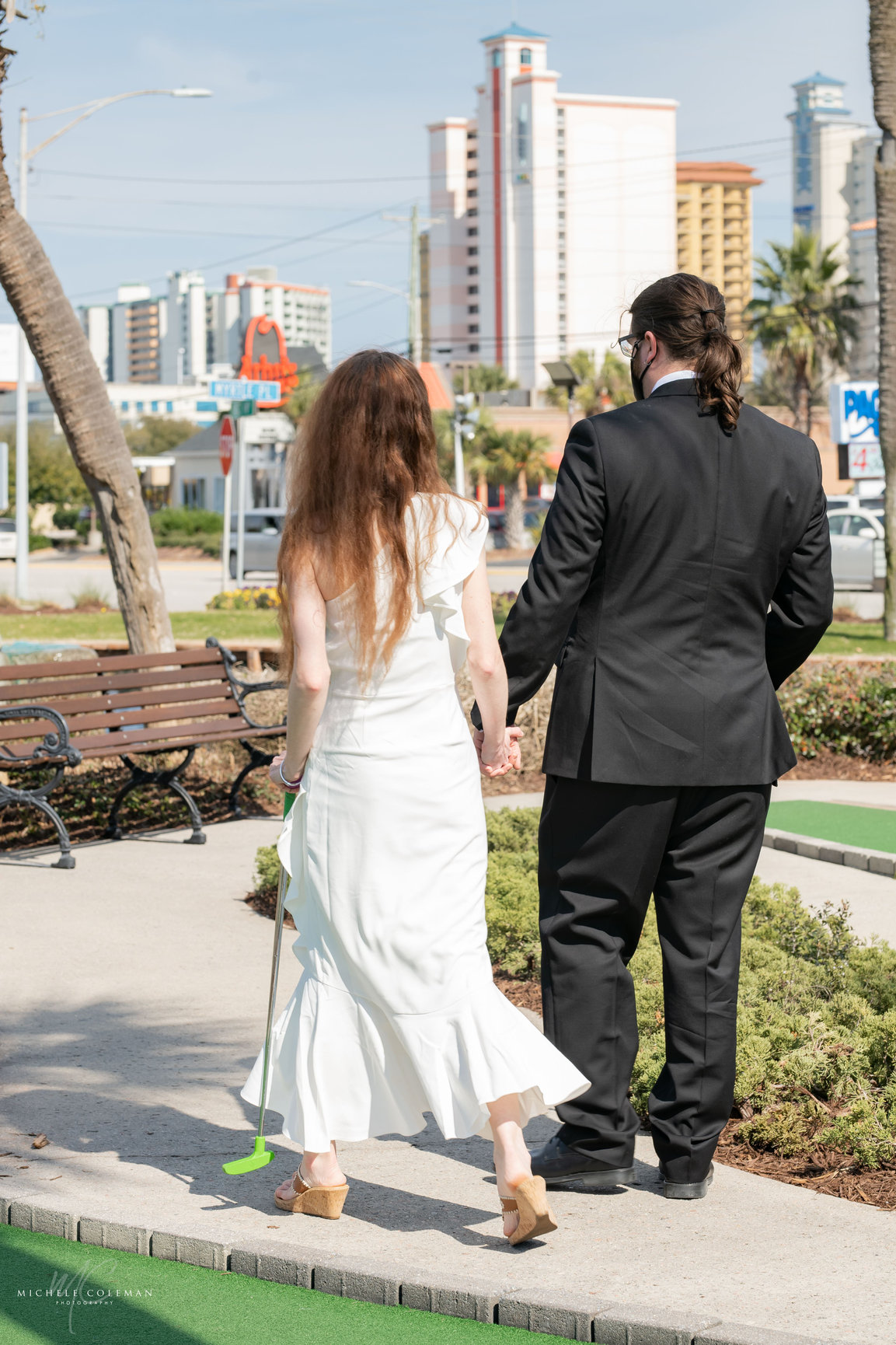 Myrtle Beach Elopement Wedding & Mini Golf- Brittany and Aaron ...