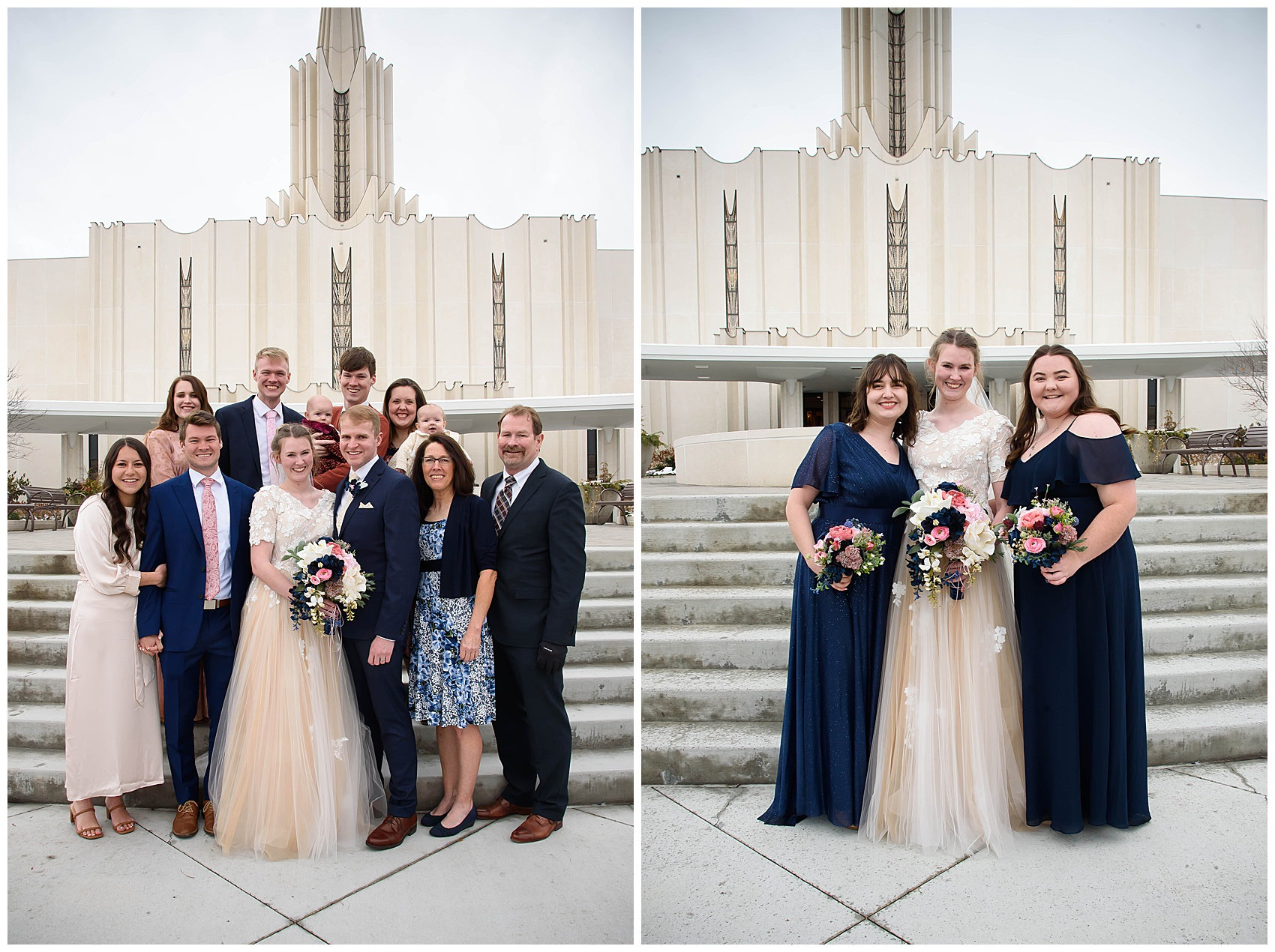 Lindsey and Trevor: Jordan River Temple wedding - Erin Langford Photo