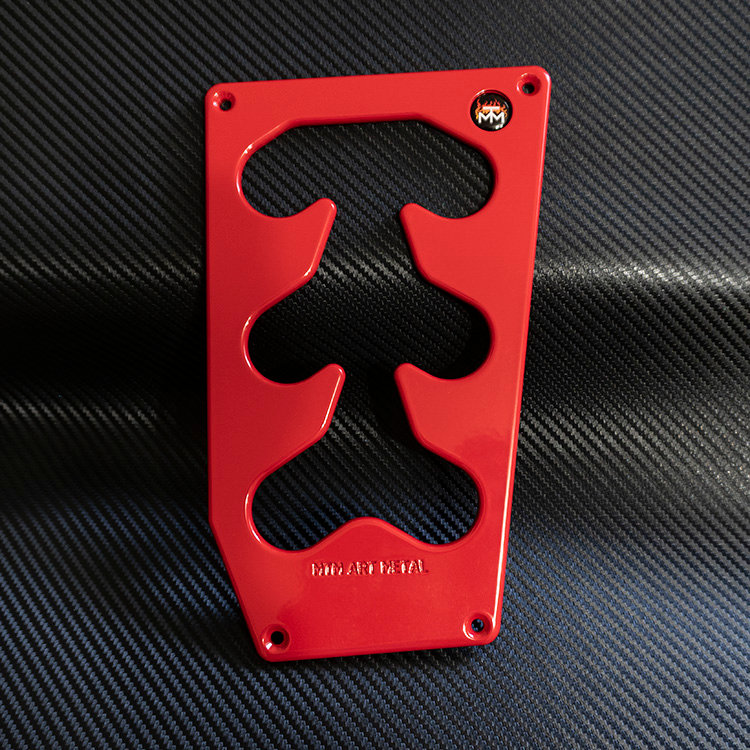 Rod Holder - Red Powder Coat - Michael T Murphy Art Metal Works