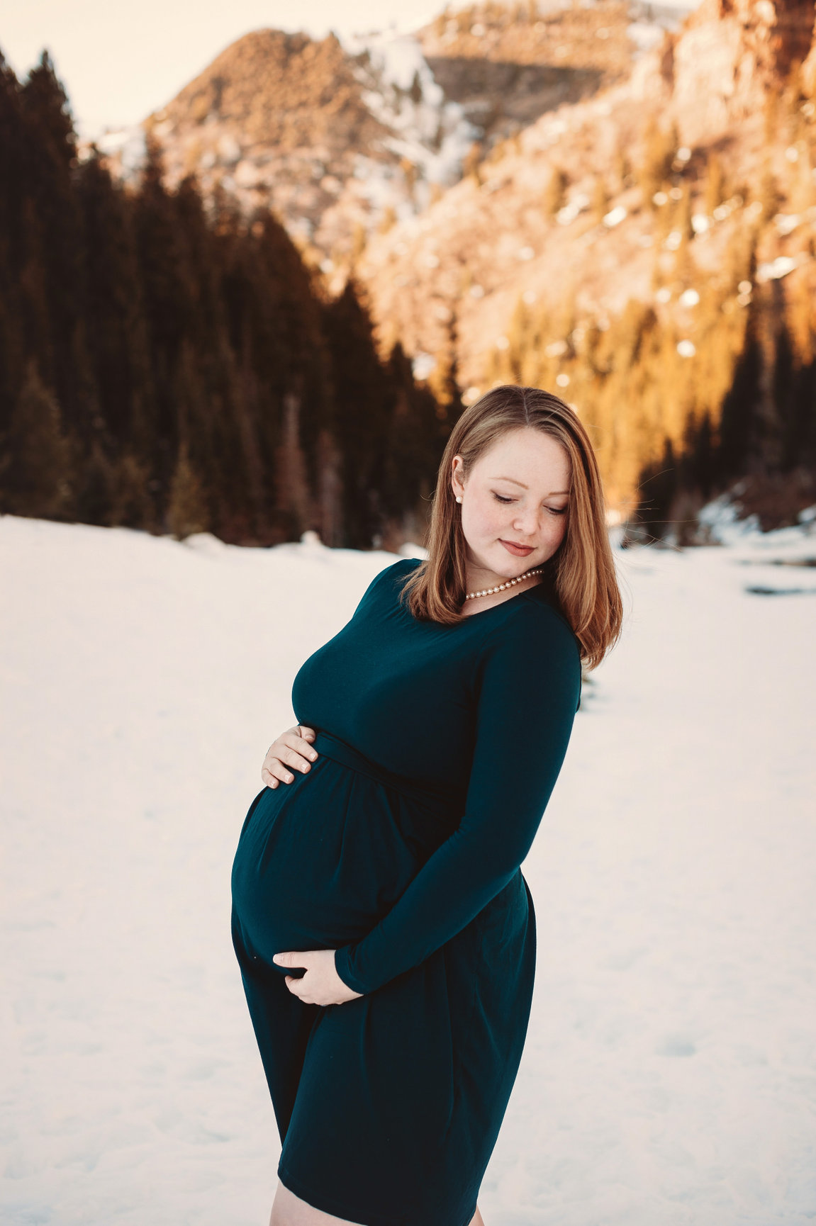 Winter Maternity Session - Kristen Noelle Photography Salt Lake City ...