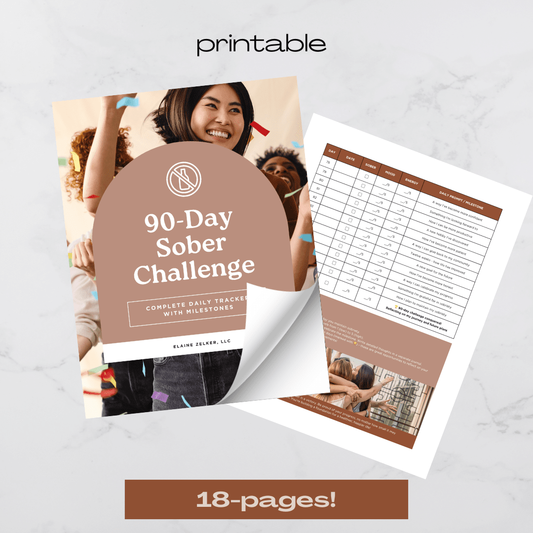 90-Day Sober Challenge - Elaine Zelker Photography