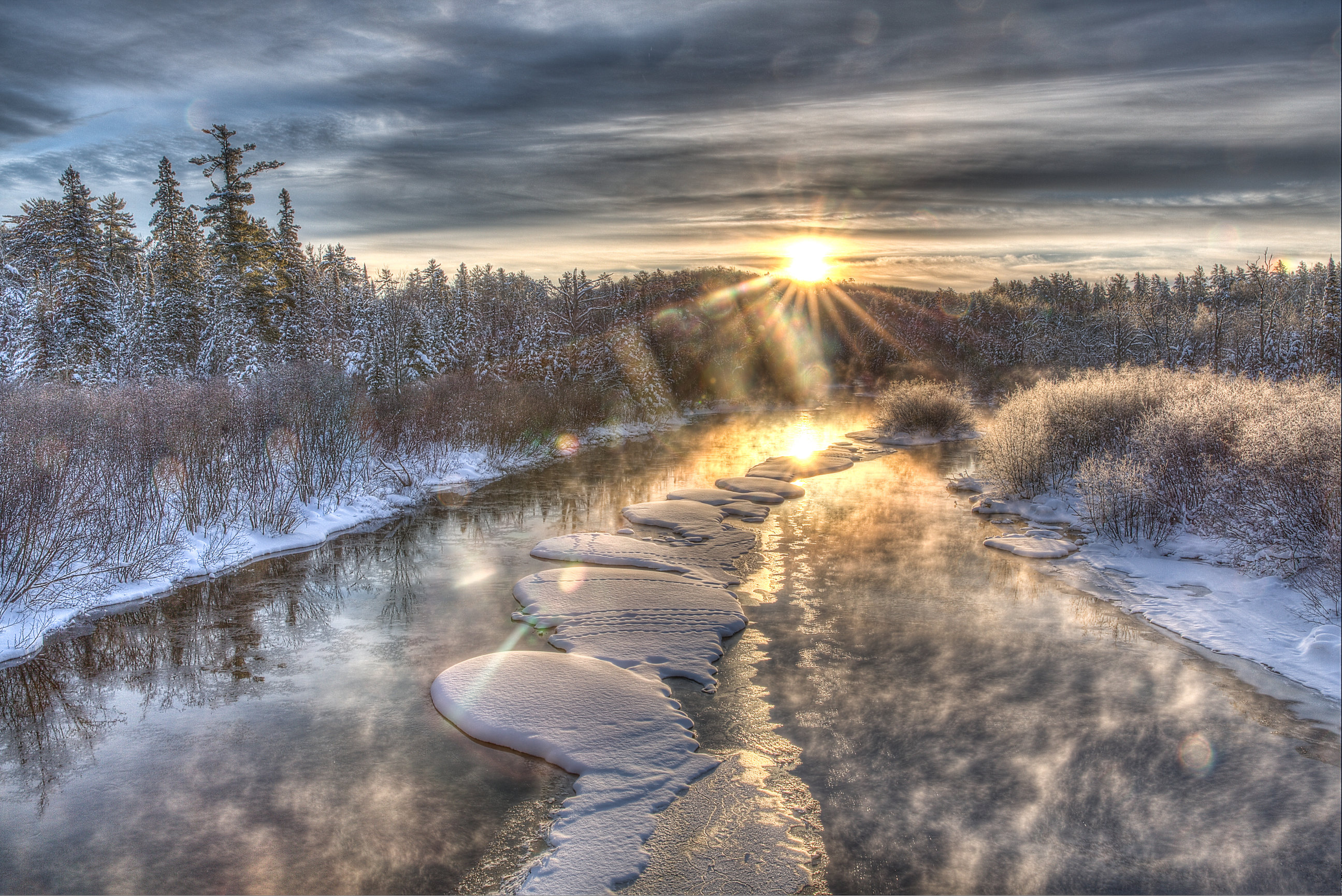 Namekagon River Sunrise - James Netz Photography