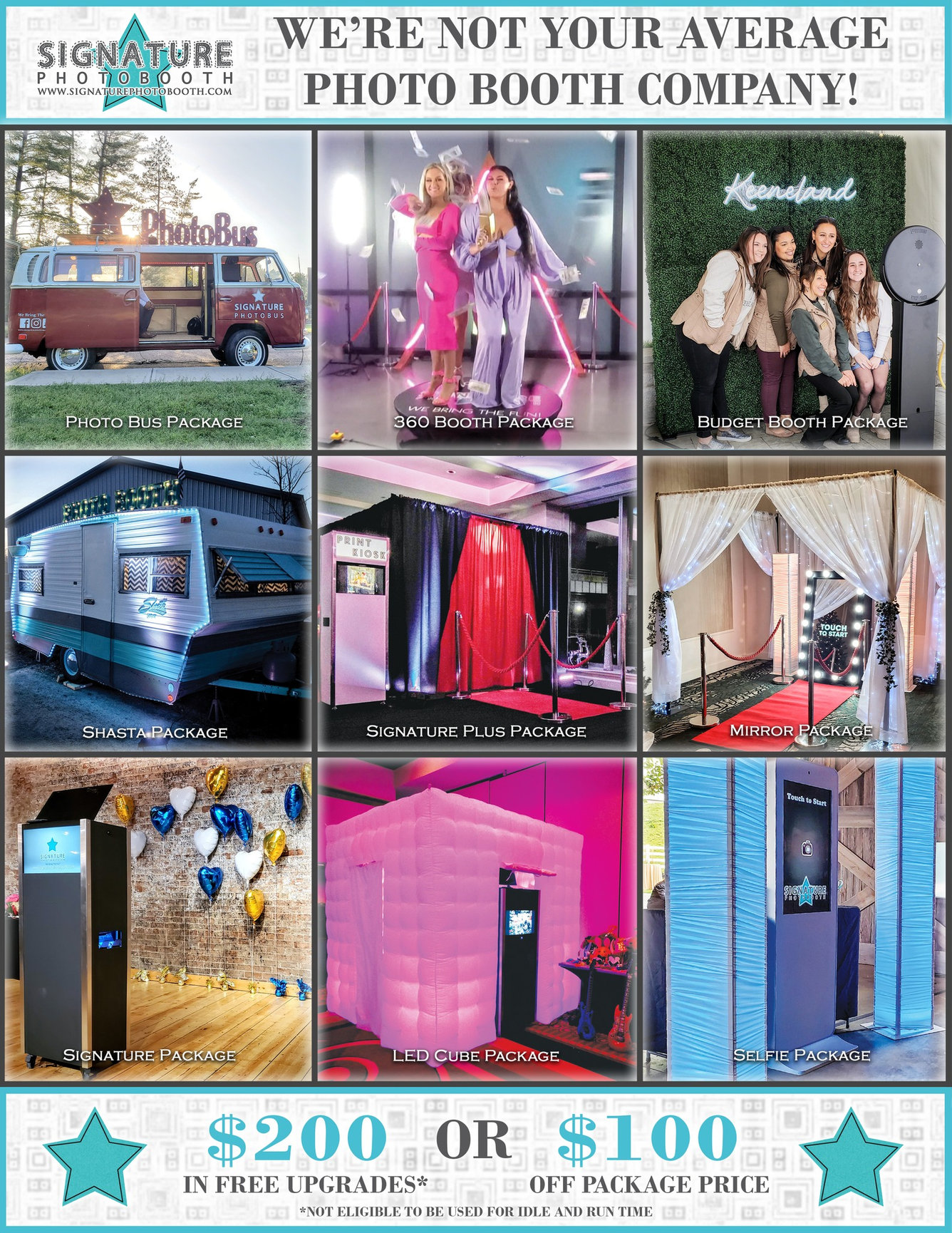 AVAILABILITY & PROMOTIONS - Signature Photo Booth Rentals Cincinnati ...