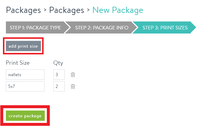 How Do I Set Up Fixed Packages?