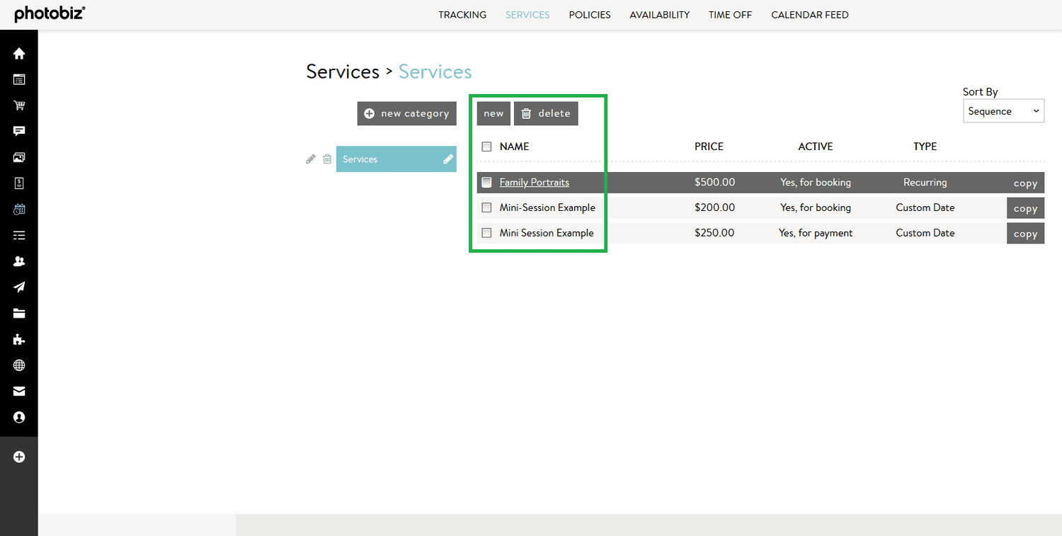 Enabling an Email Series in the Scheduler - PhotoBiz Knowledge Base