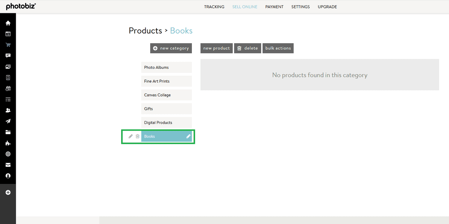 How Do I Set Up Product Categories? - PhotoBiz Knowledge Base