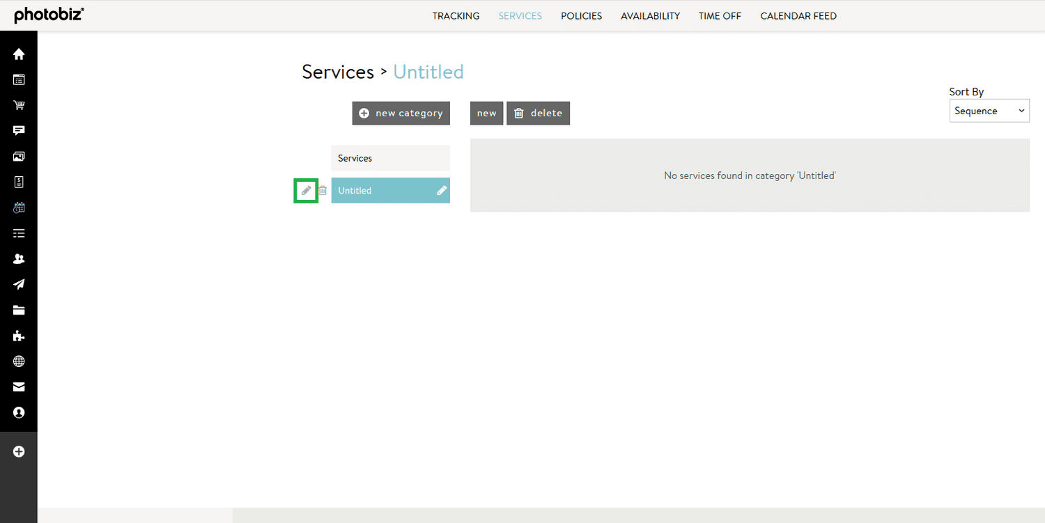 How To Create A Scheduler Service Category - PhotoBiz Knowledge Base How To Create A Scheduler Service Category - PhotoBiz Knowledge Base