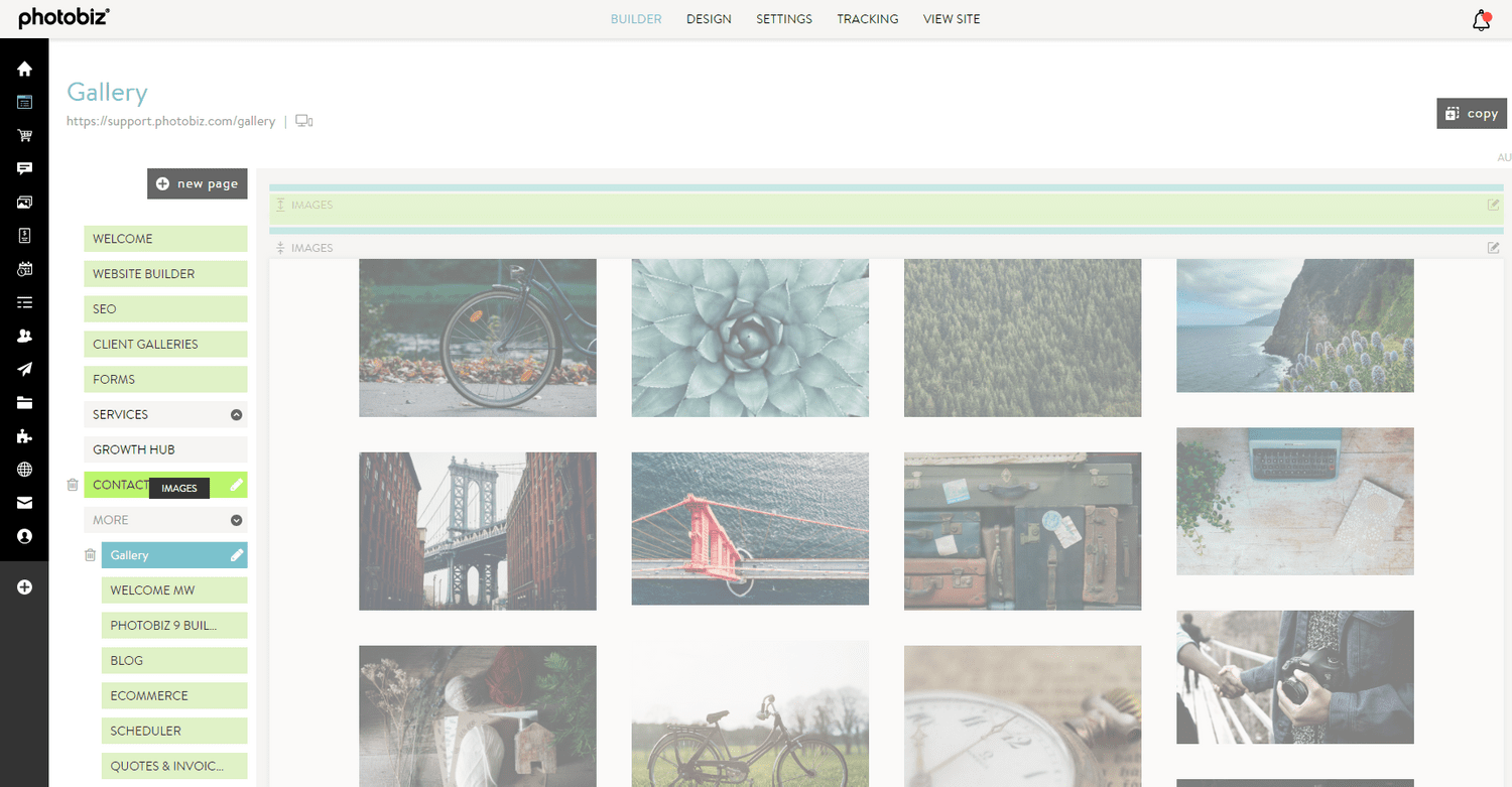 How To Create Copies of Blocks on Website Builder - PhotoBiz Knowledge Base