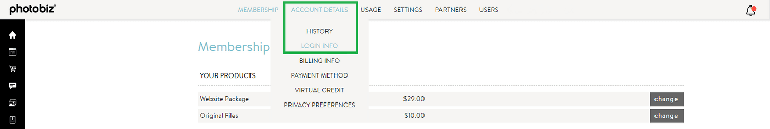 How To Update My PIN Number - PhotoBiz Knowledge Base