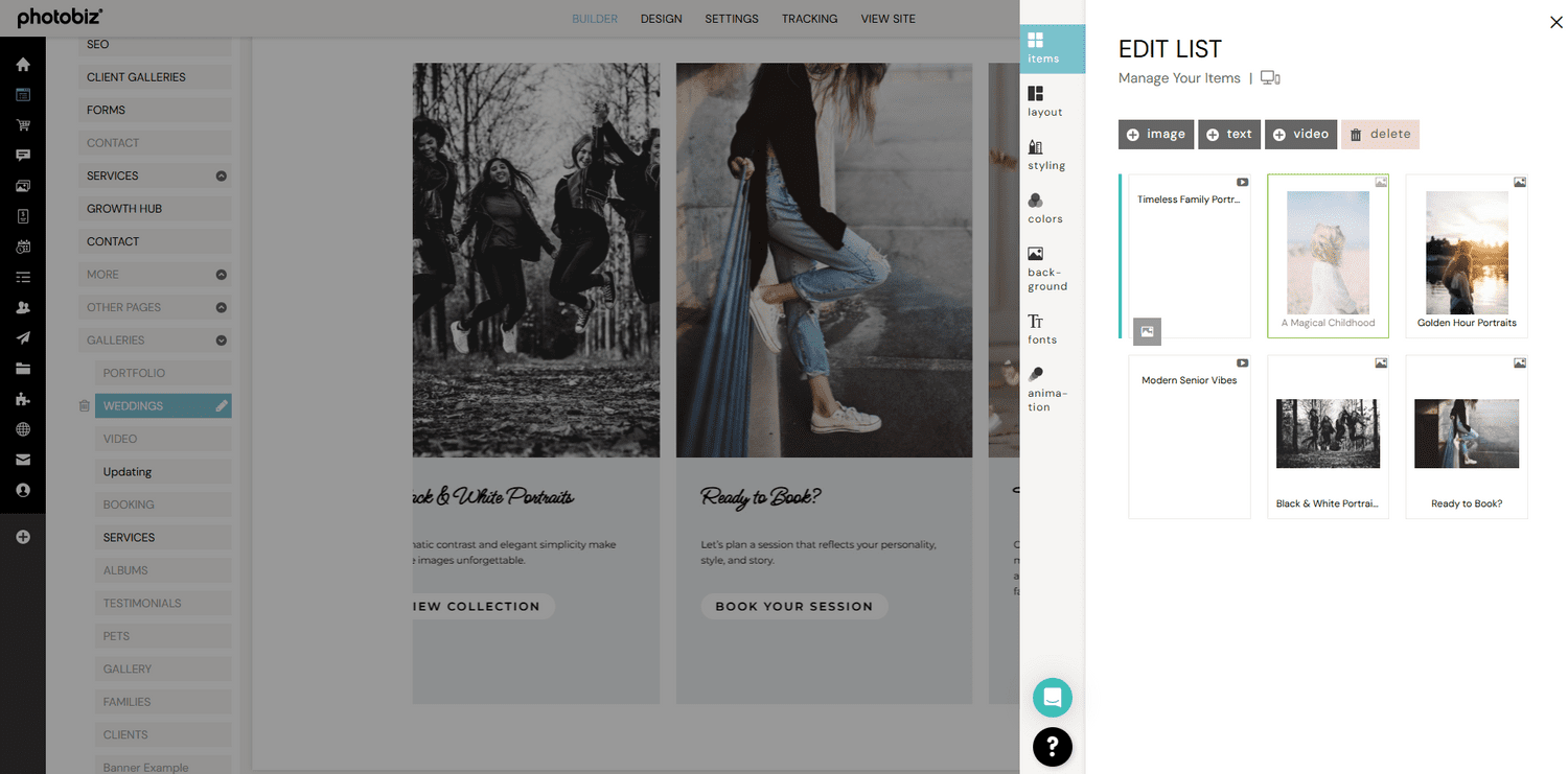 How To Set Up Story Panels - PhotoBiz Knowledge Base
