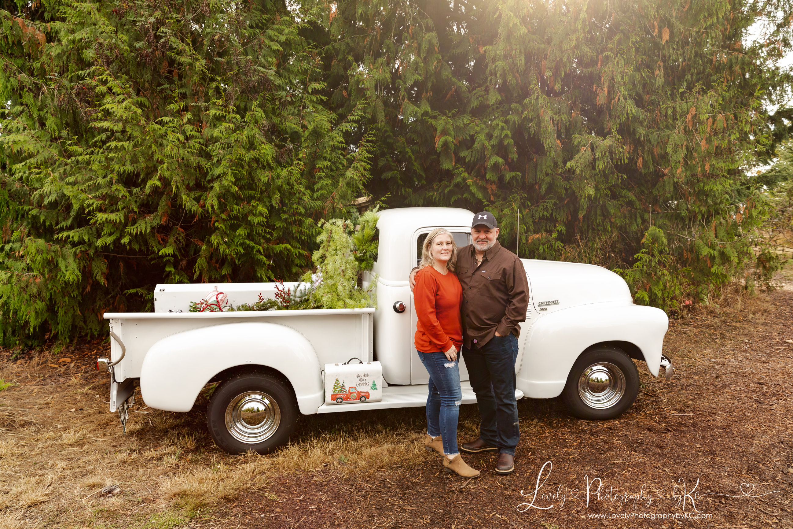 Family Portraits - Vintage Truck Tree Farm - Family & Children Portrait ...