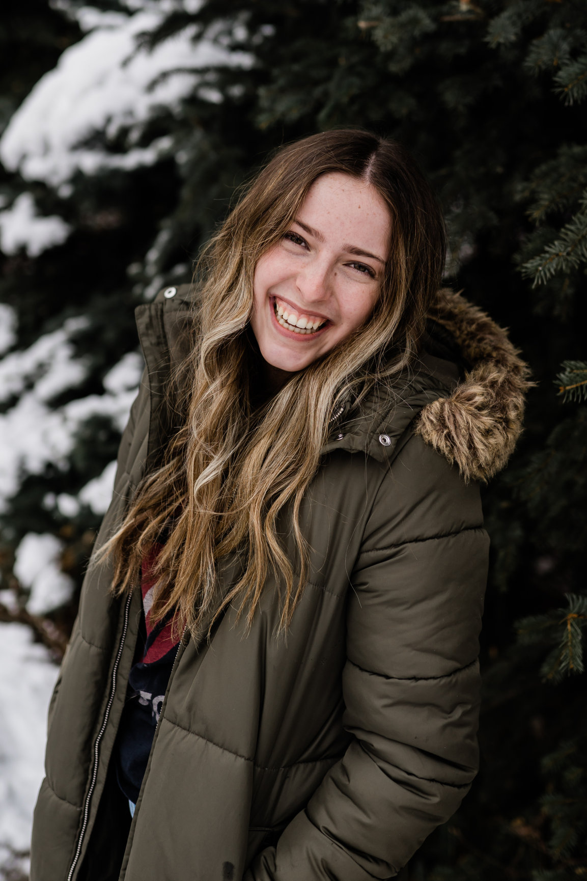 Winter Senior Portraits in the Snow - Meghan Hess Photography Utah ...