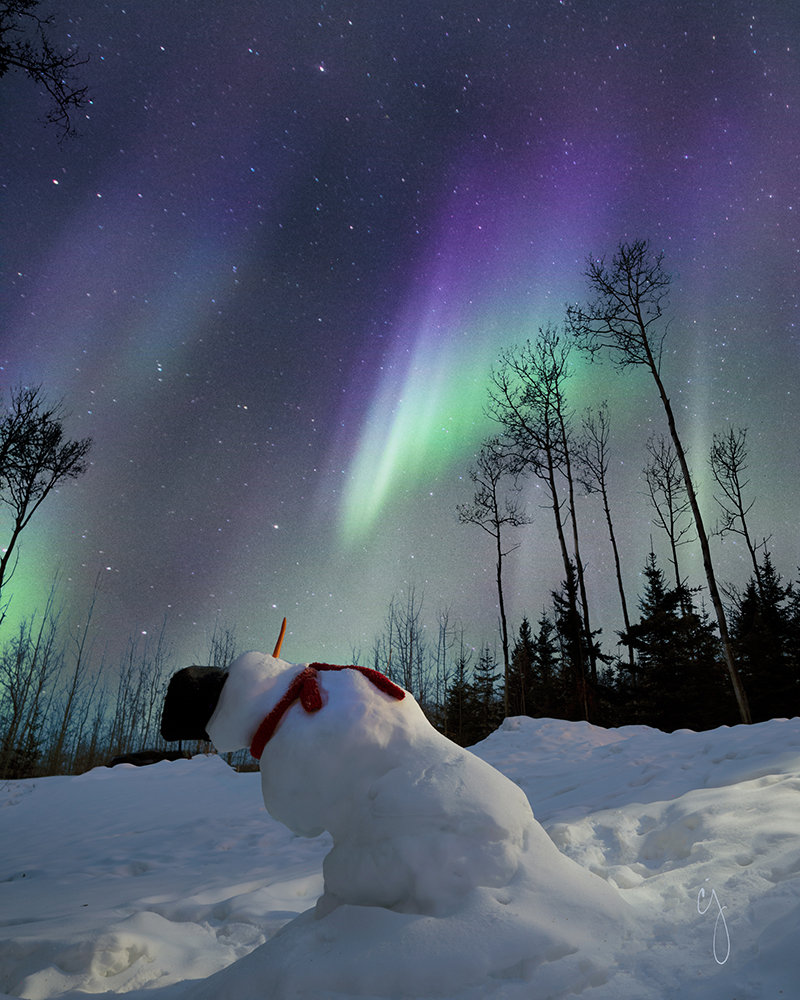 ENCHANTED SNOWMAN - The Open Shutter & CJ Imagery