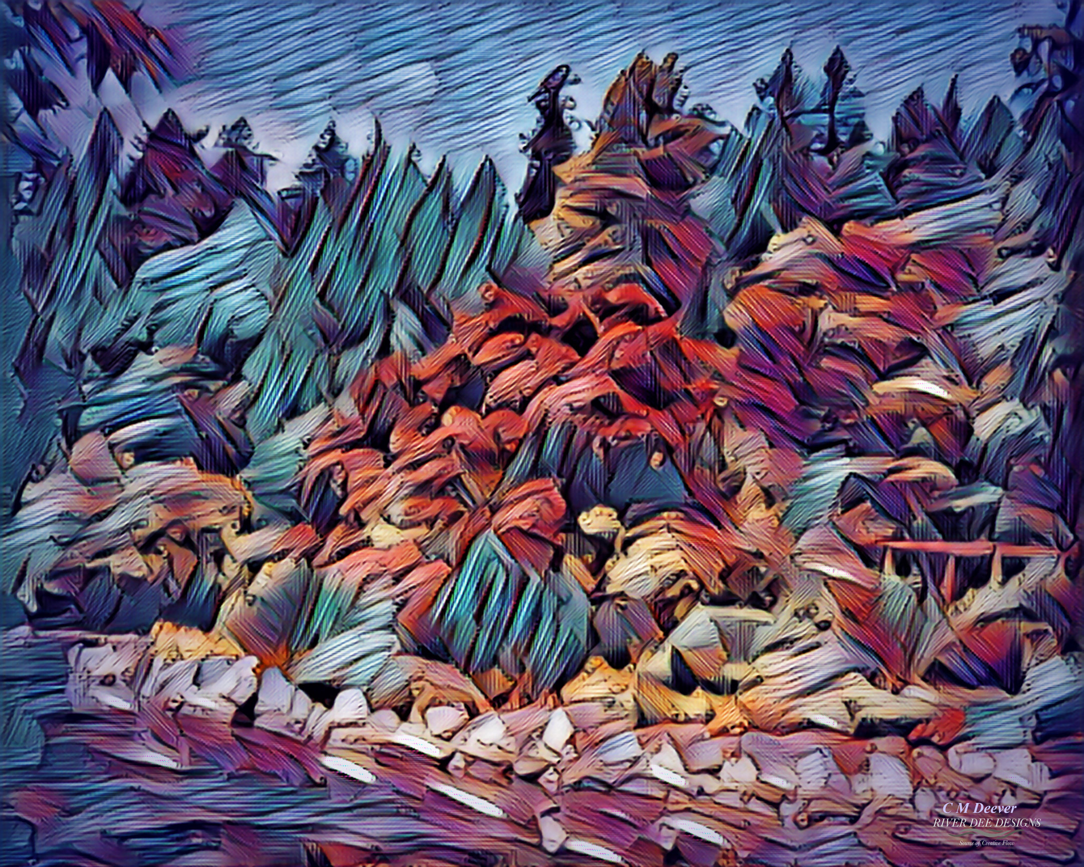 Art Depicts Strength Through Storms - Catharine A Deever